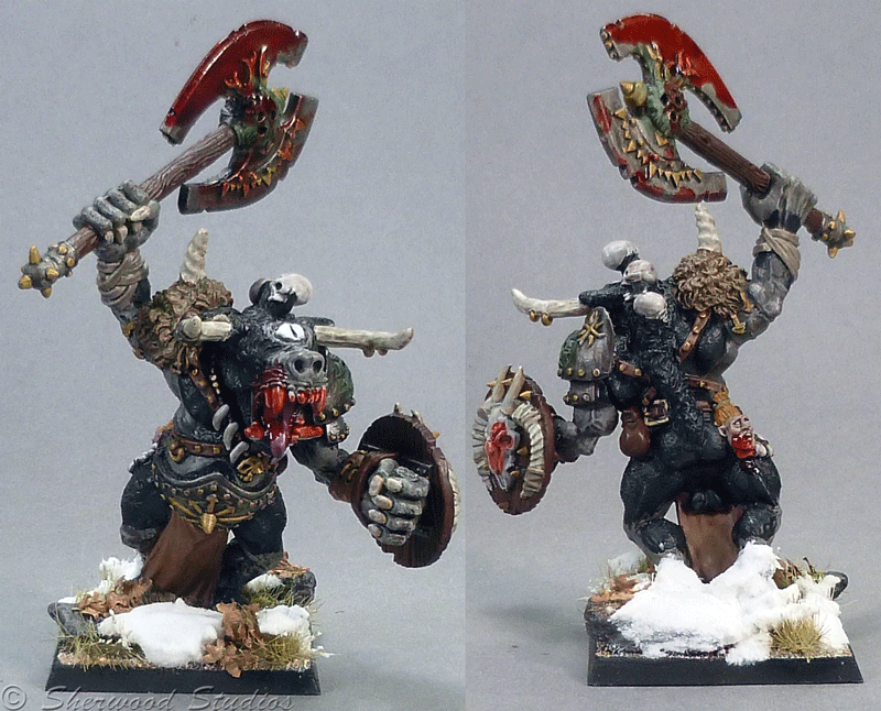 Expertly Painted Warhammer: Large Beastman / Beastmen Army